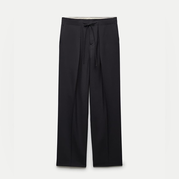 Never Pay Full Price for Pleated Pants Zw Collection - Zara, Nwt
